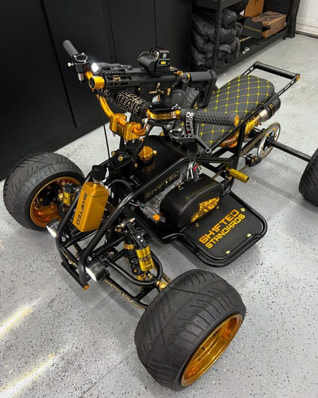 Mini Quad (Black/Gold) - hustlermotorcycles.com
