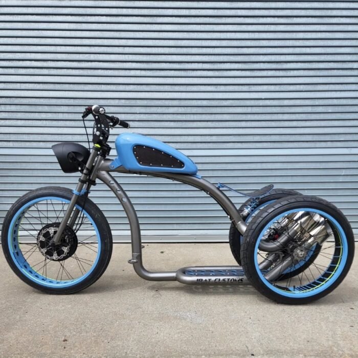Triple Tire Bike (Light/Blue) - hustlermotorcycles.com