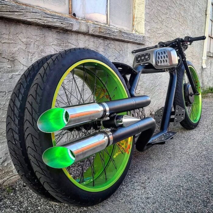 Double Exhaust Bike - hustlermotorcycles.com